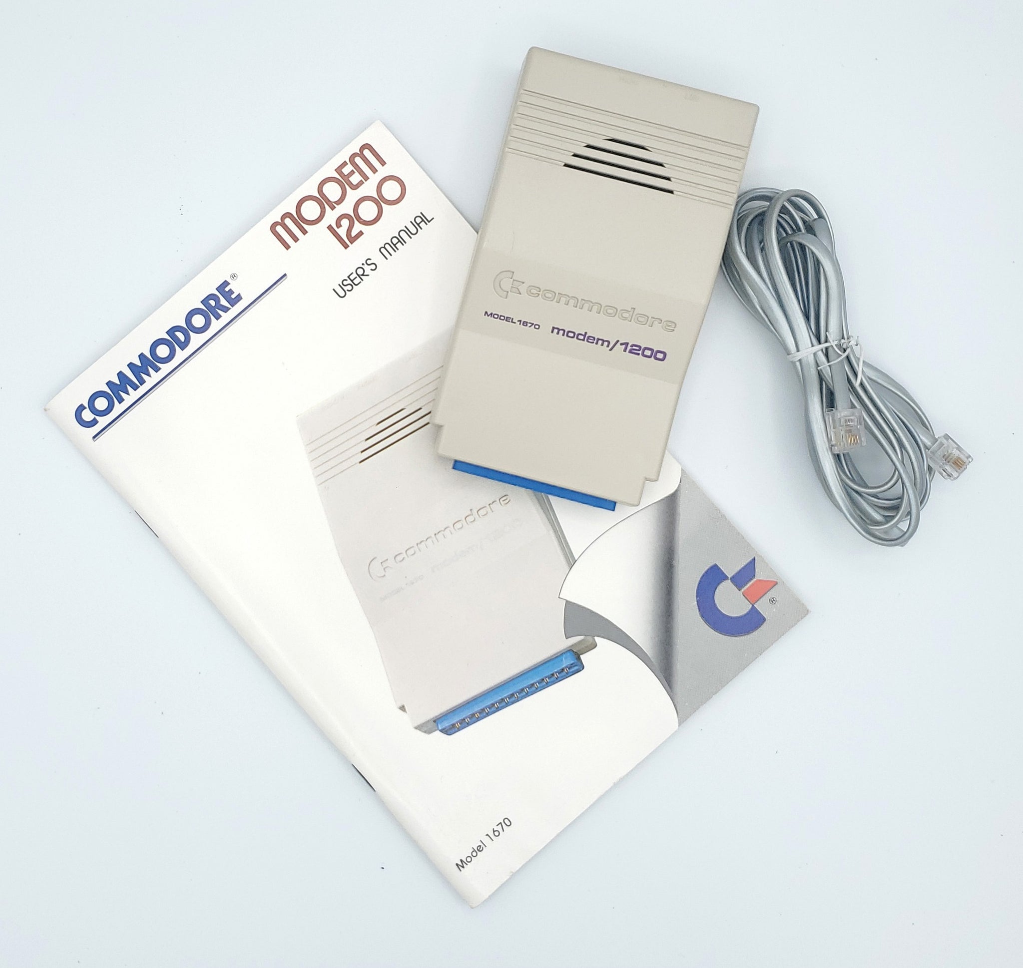 Commodore Modem 1200 In Box – RavenWolf Retro Tech